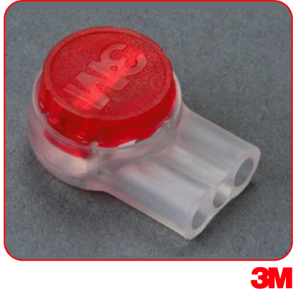 3M Scotchlok UR2, 3 port connector, 100 / box