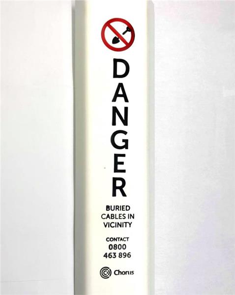 Posts Marker Plastic 1.4m Long Chorus NZ