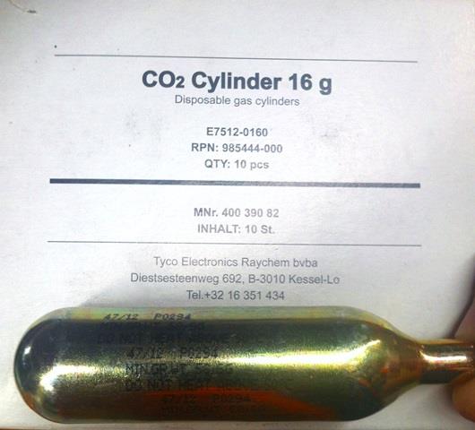 Tyco TDUX CO2 Cartridge E7512-0160 (B60)